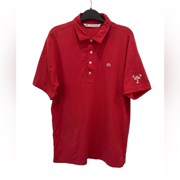 Travis Mathew | Shirts | Travis Matthew Polo Shirt Golf Shirt Red Flag ...